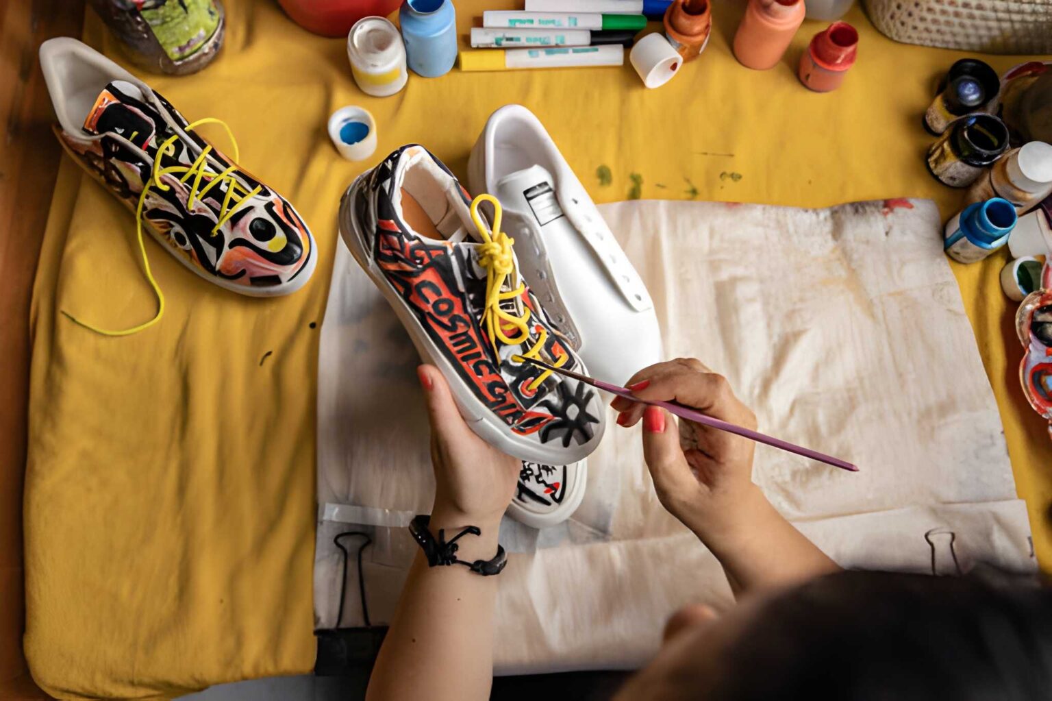 Sneakers Art Jamming Singapore | Art With Craft Labs